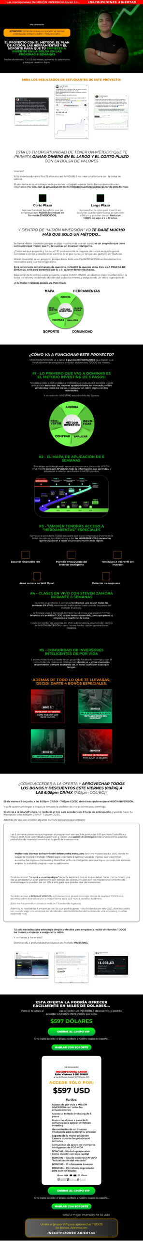 carta – Steven Zamora CR